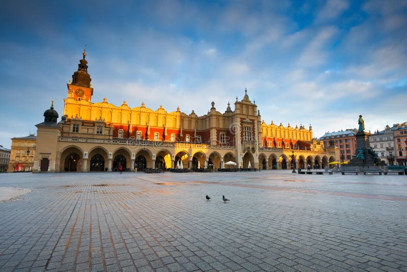 Main square in Krakow. editorial image. Image of historic - 52684530
