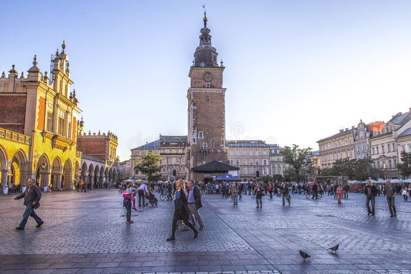 Main Square Krakow editorial photo. Image of week, europe - 71361541