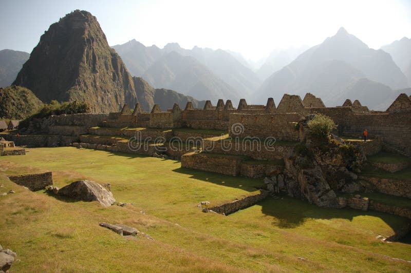 Main Square from Machu Picchu Stock Photo - Image of magic, treasure ...