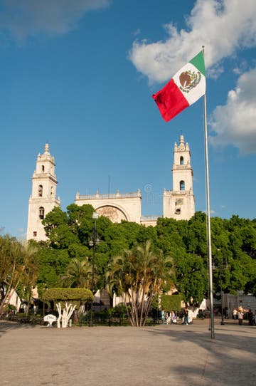 Main Square of Merida (Mexico) Stock Image - Image of cityscape, centro ...