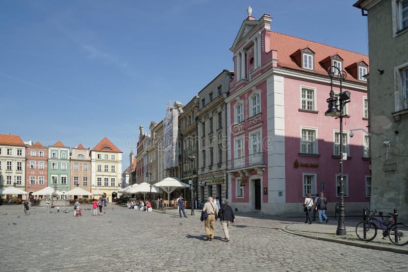 Main Square in Poznan Poland on September 16, 2014 Editorial Image ...