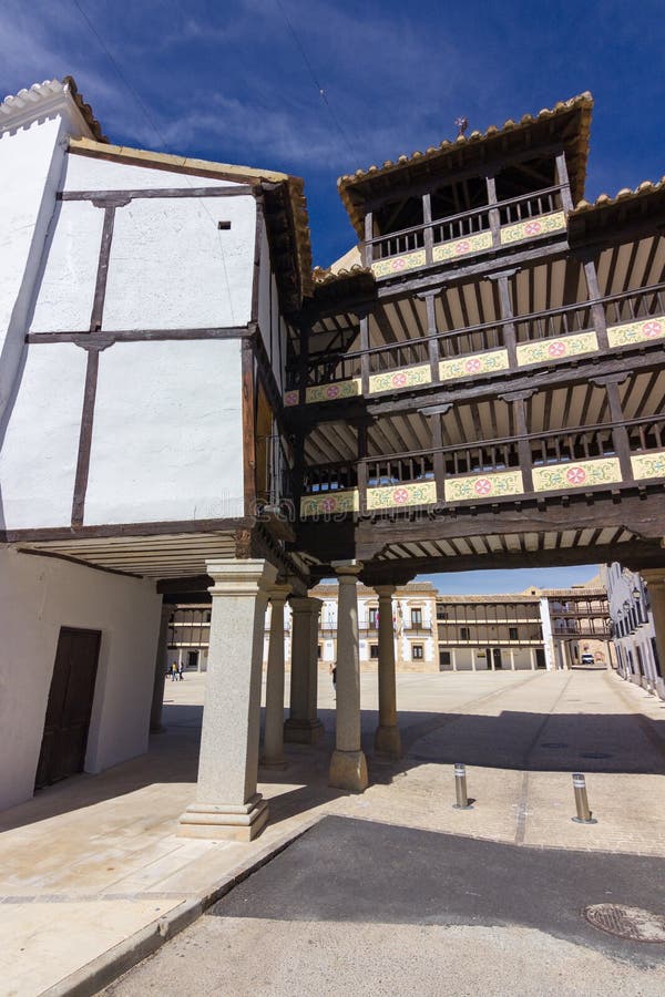 Main Square of Tembleque Town in Toledo Spain Stock Image - Image of ...