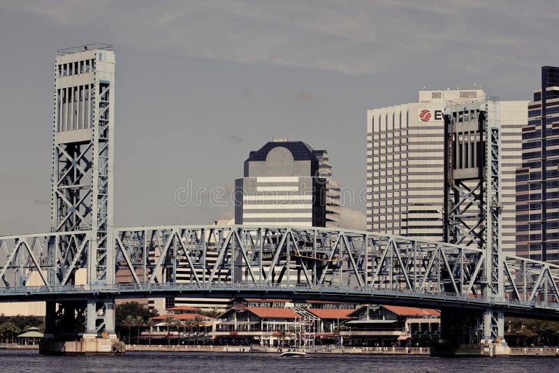 Main Street Bridge, Jacksonville, FL. Editorial Stock Photo - Image of ...