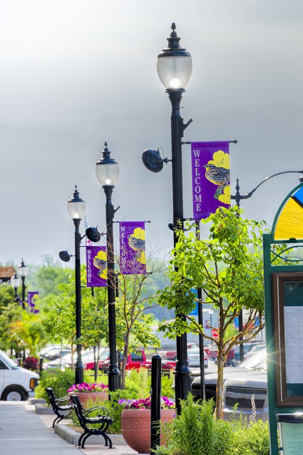 Main Street, Plattsmouth, Ne Photo stock - Image of ornemental, ville ...