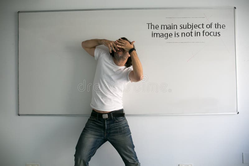 The Main Subject of the Image is Not in Focus Stock Photo - Image of ...