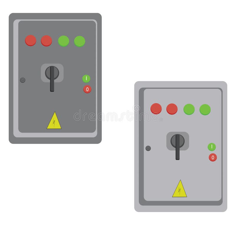Main switch board, icon stock vector. Illustration of pictogram - 261376729