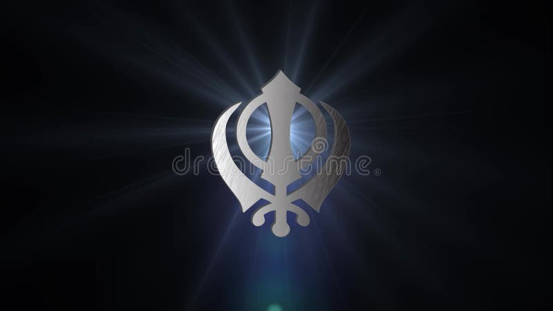 Khanda Sikh, Symbol and Icon for Religion, Spiritual and India with ...