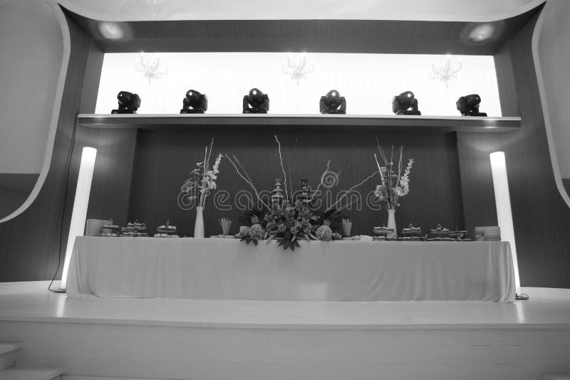 Main table stock photo. Image of party, arranged, ballroom - 28224720