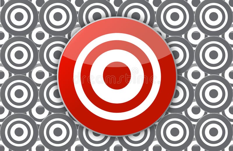 Main target stock illustration. Illustration of projectile - 28131818