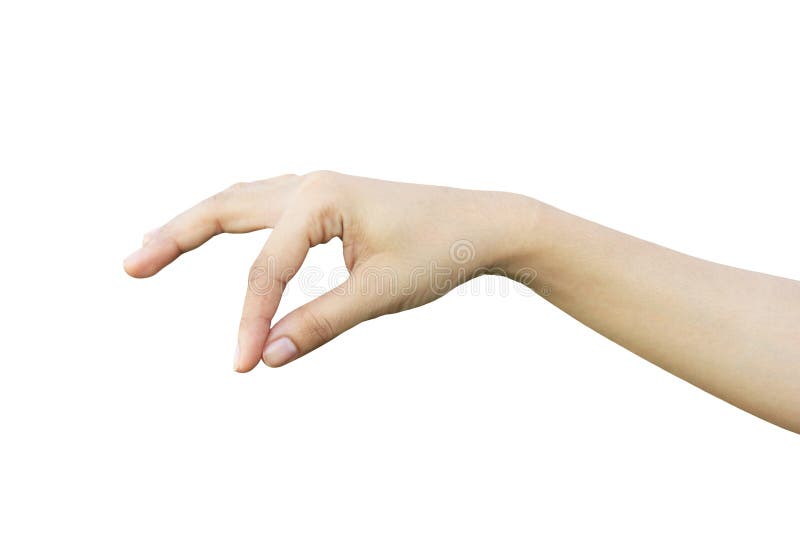 Main tenant quelque chose photo stock. Image du aide - 31935314