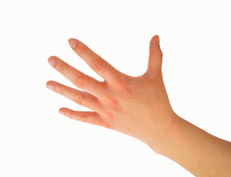 Main tendue photo stock. Image du expression, combat - 57858318