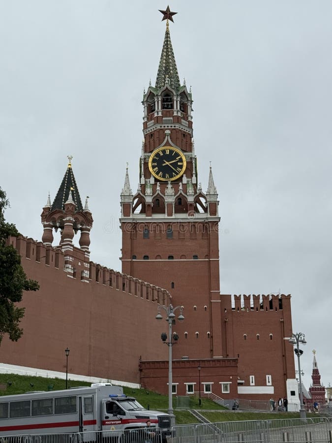 Spasskaya Tower in Moscow. Main View Editorial Stock Photo - Image of tourism, monastery: 397375633