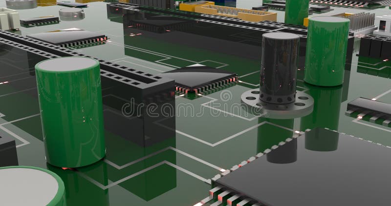 A Macro Perspective of a Unique Tracking Chip Embedded in a Raw ...