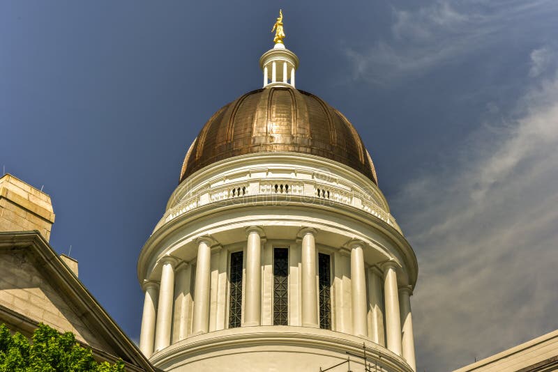 Maine State House stock photo. Image of neoclassical - 73023780