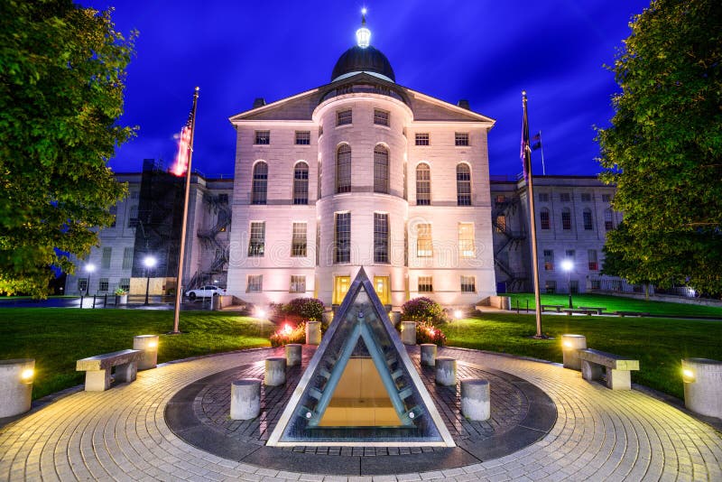 The Maine State House in Augusta, Maine, USA Stock Image - Image of ...