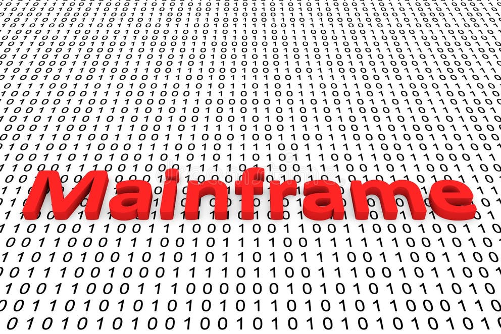 Mainframe stock illustration. Illustration of information - 83258567