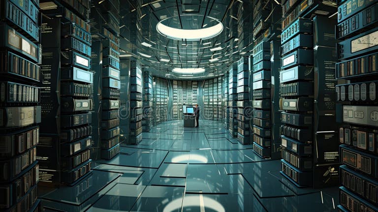 Mainframe computer server stock image. Image of future - 290365675