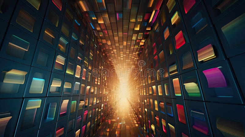 Mainframe Computer Print Output Stock Image - Image of learning ...