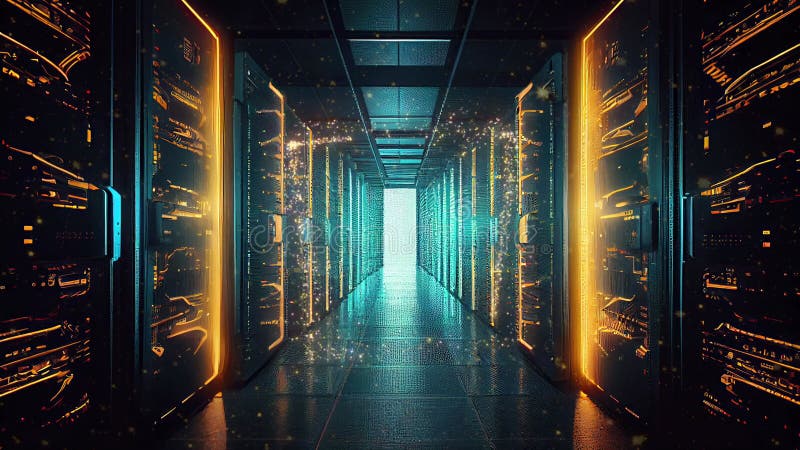 Mainframe computer server stock footage. Video of dark - 306529136