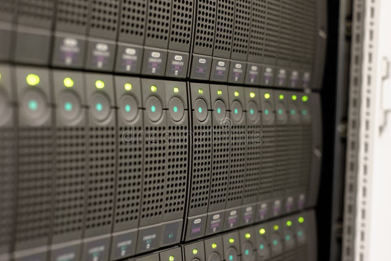 Mainframe of a data server stock image. Image of service - 33993077