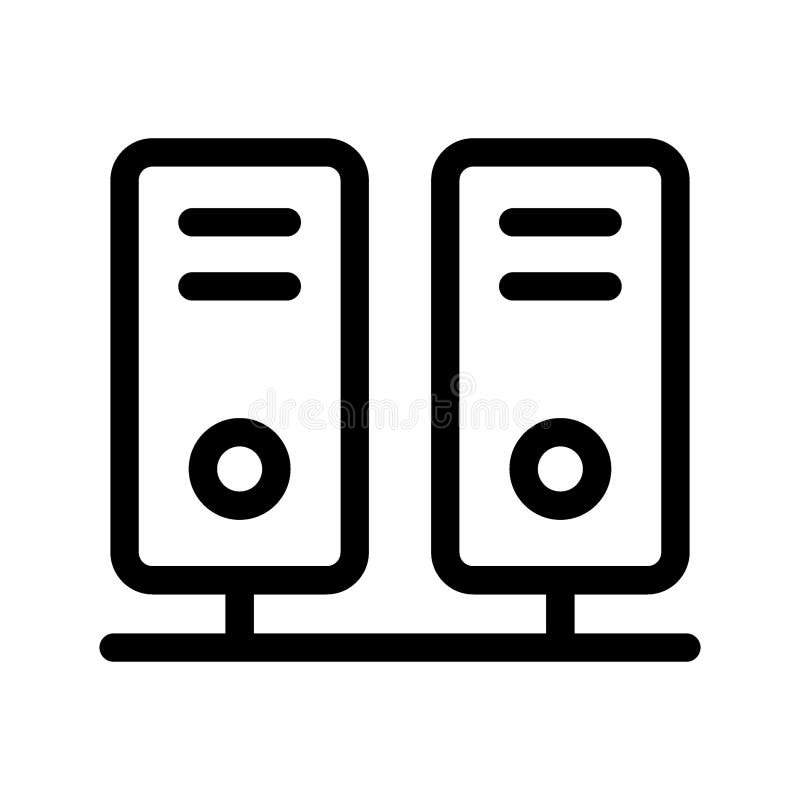 Mainframe Icon Vector Symbol Design Illustration Stock Vector ...