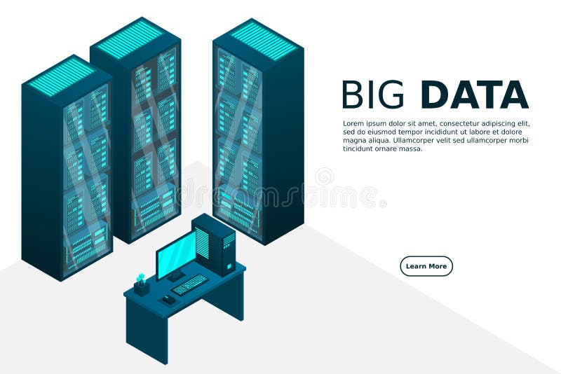 Mainframe, Powered Server, High Technology Concept, Data Center, Cloud ...