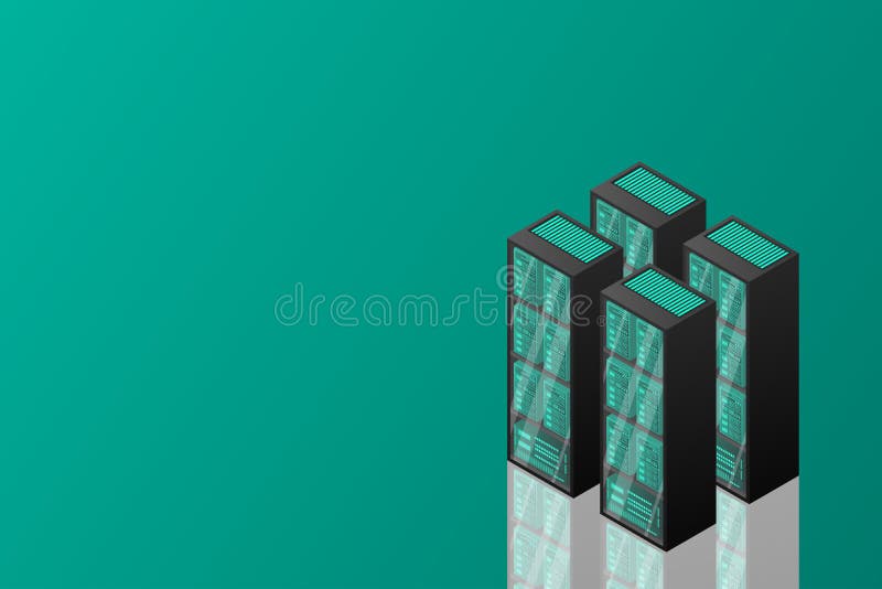 Mainframe, Powered Server, High Technology Concept, Data Center, Cloud ...