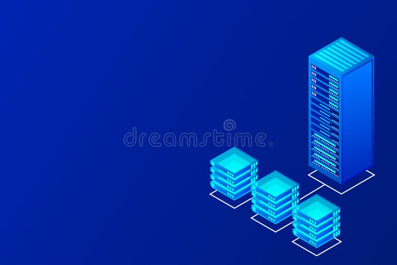 Mainframe, Powered Server, High Technology Concept, Data Center, Cloud ...