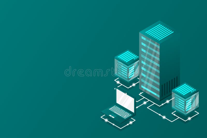 Mainframe, Powered Server, High Technology Concept, Data Center, Cloud ...