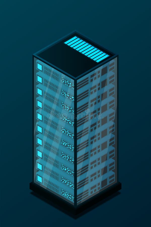 Mainframe, Powered Server, High Technology Concept, Data Center, Cloud ...