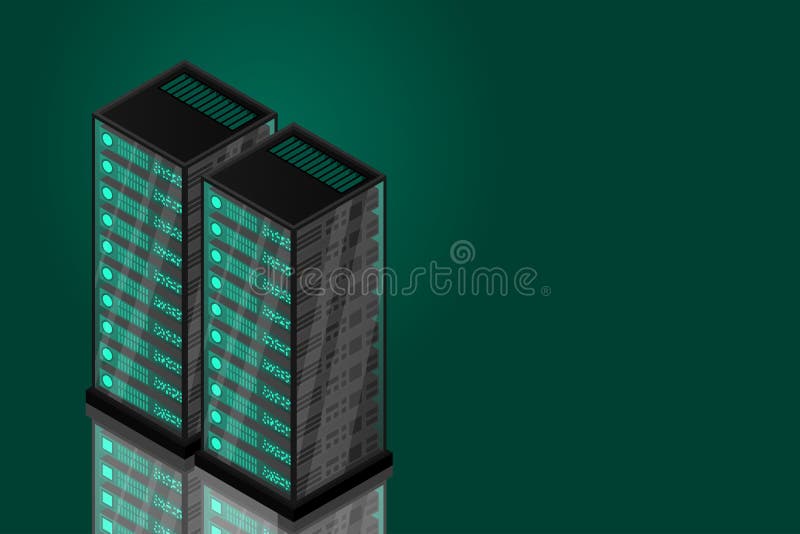 Mainframe, Powered Server, High Technology Concept, Data Center, Cloud ...