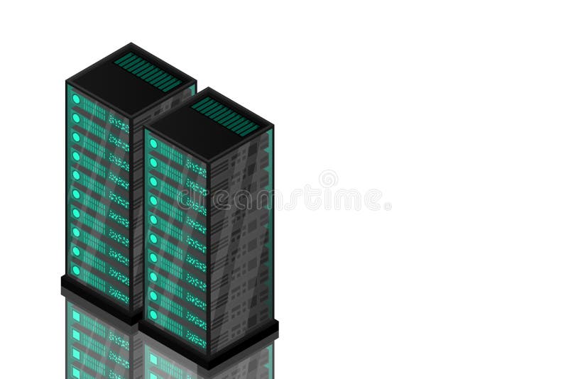 Mainframe, Powered Server, High Technology Concept, Data Center, Cloud ...