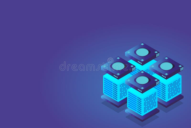 Mainframe, Powered Server, High Technology Concept, Data Center, Cloud ...