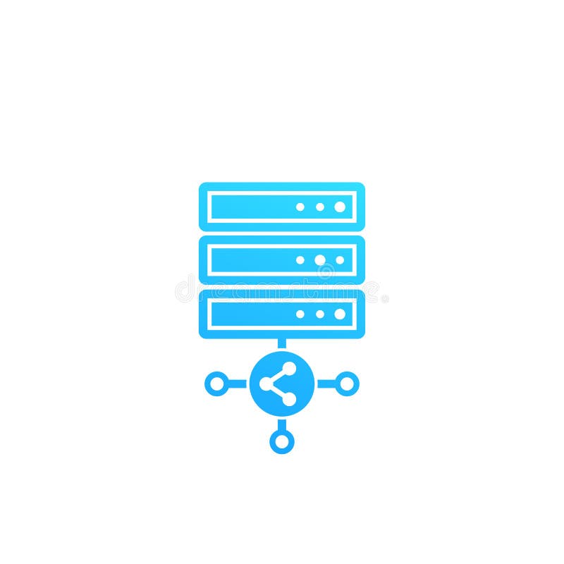 Mainframe, Shared Hosting, Server Icon Stock Vector - Illustration of ... Mainframe, Shared Hosting, Server Icon Stock Vector - Illustration of ...
