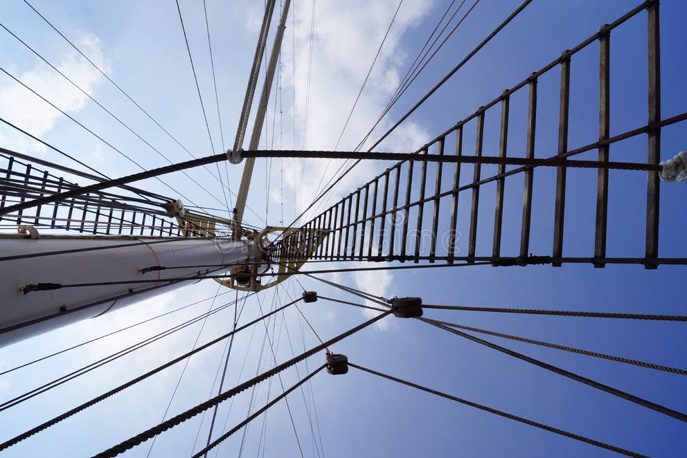 Mainmast stock photo. Image of bridge, fiber, harbour - 67527826