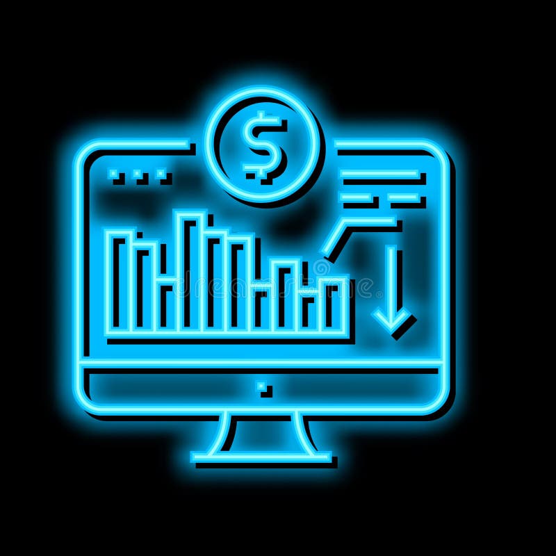 Maintaining Minimum Required Account Balance Neon Glow Icon ...