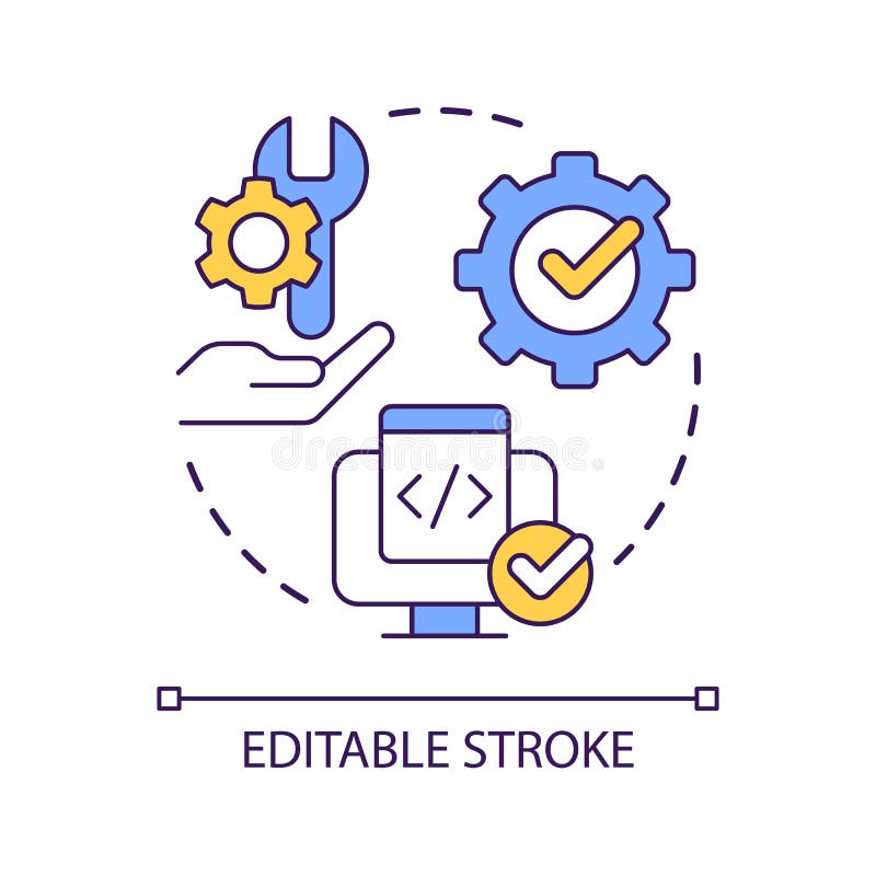 Maintaining Source Code Concept Icon Stock Vector - Illustration of ... Maintaining Source Code Concept Icon Stock Vector - Illustration of ...