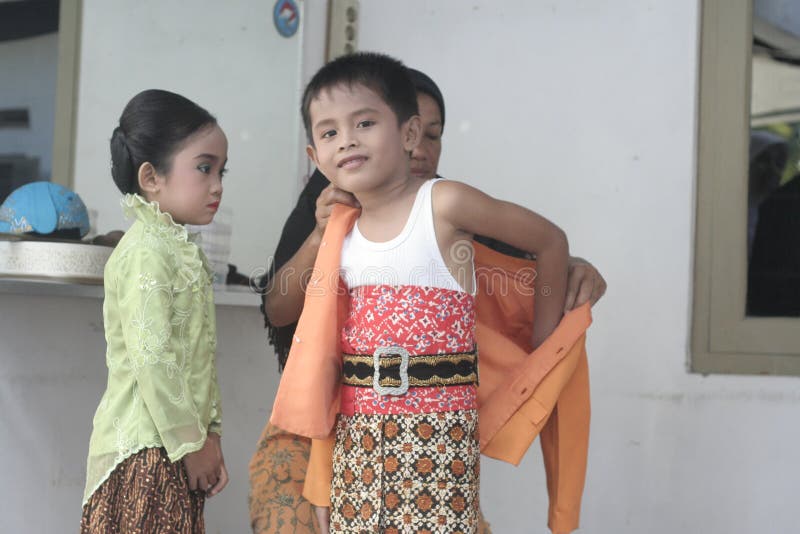 Maintaining Traditional Clothes Java Editorial Stock Image - Image of ...