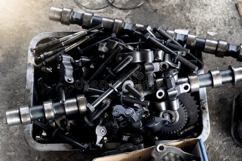 Maintenance of Car Remove Inside of Engine Car. Stock Image - Image of ...