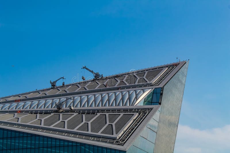 Maintenance and Construction Work on the Roof of the Office Building ...