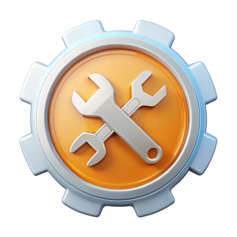 Maintenance 3D icon stock illustration. Illustration of functionality ...