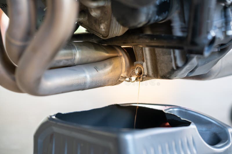 Maintenance Engine Concept : Drain the Old Oil from the Engine through ...