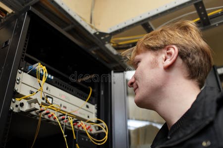 Maintenance Engineer in Telecom Site Stock Photo - Image of expertise ...