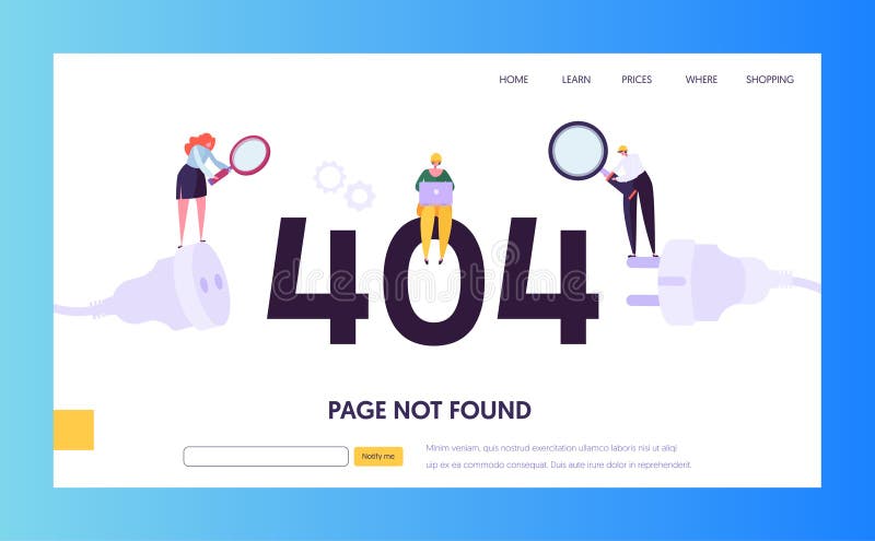Website Landing Page Under Construction Stock Illustrations – 775 ...