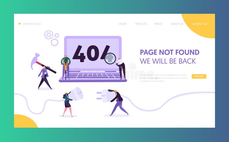 Warning Landing Page Stock Illustrations – 2,093 Warning Landing Page ...