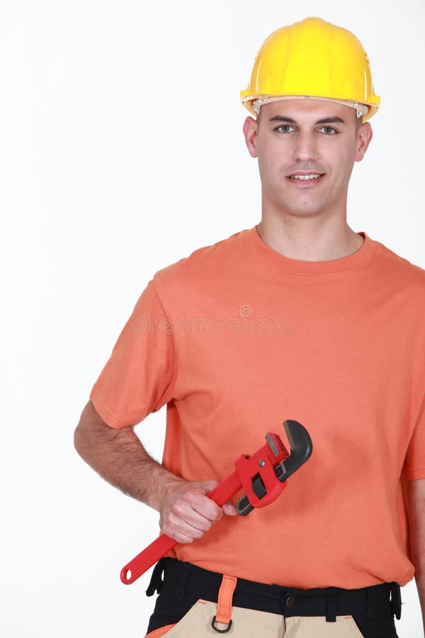 A maintenance man stock photo. Image of handyman, happy - 35508684