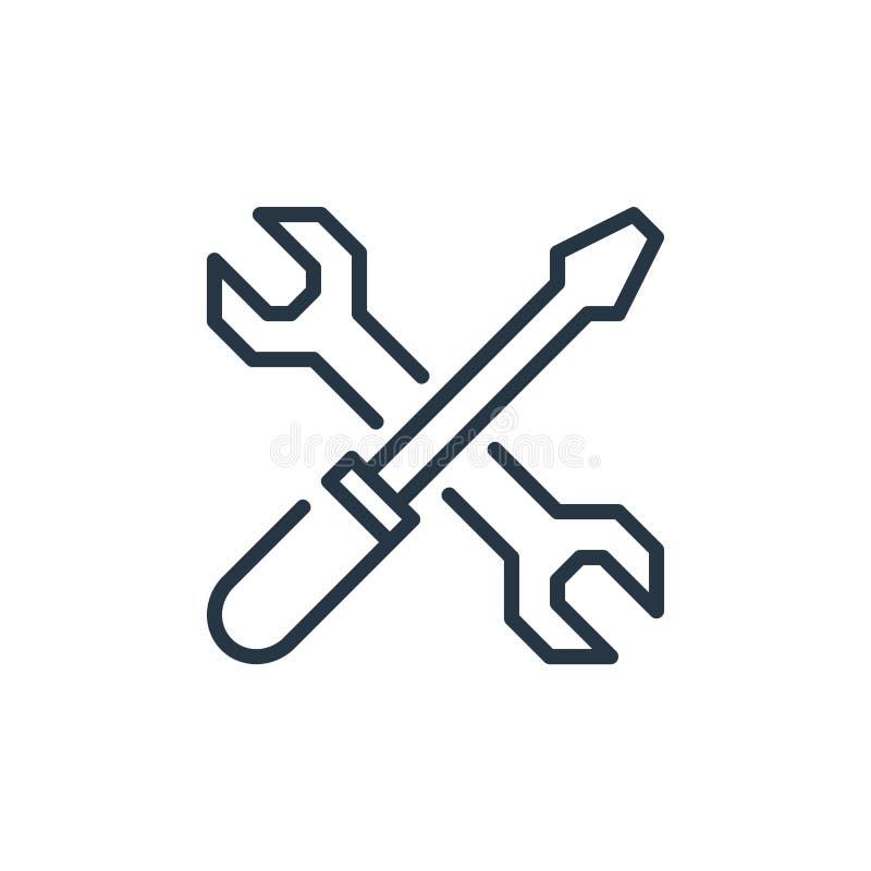 Maintenance Icon Vector from Seo and Marketing Concept. Thin Line ...