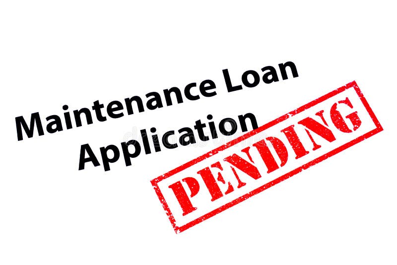 Maintenance Loan Application Pending Stock Illustration - Illustration ...