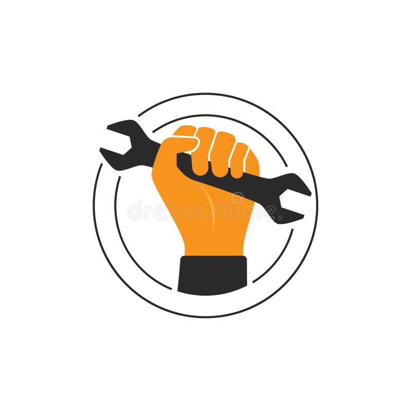 Maintenance logo icon stock vector. Illustration of logo - 257384634