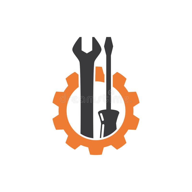 Maintenance logo icon stock vector. Illustration of electric - 257384652